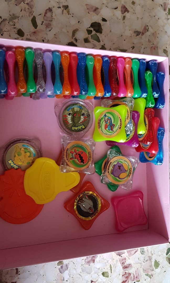 Pokemon Pogs, Hobbies & Toys, Toys & Games on Carousell