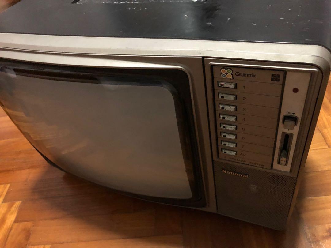 Retro National CRT TV, TV & Home Appliances, TV & Entertainment, TV on ...