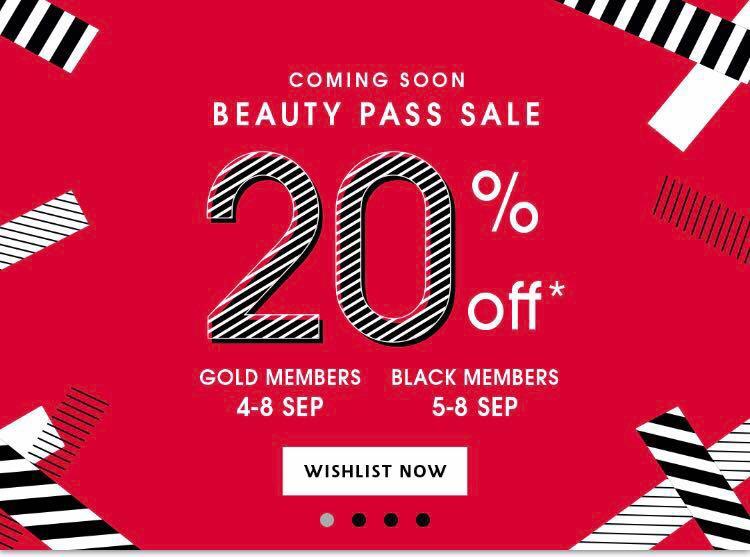 Sephora Gold Member Early Access Beauty Pass 20% Sale, Beauty ...