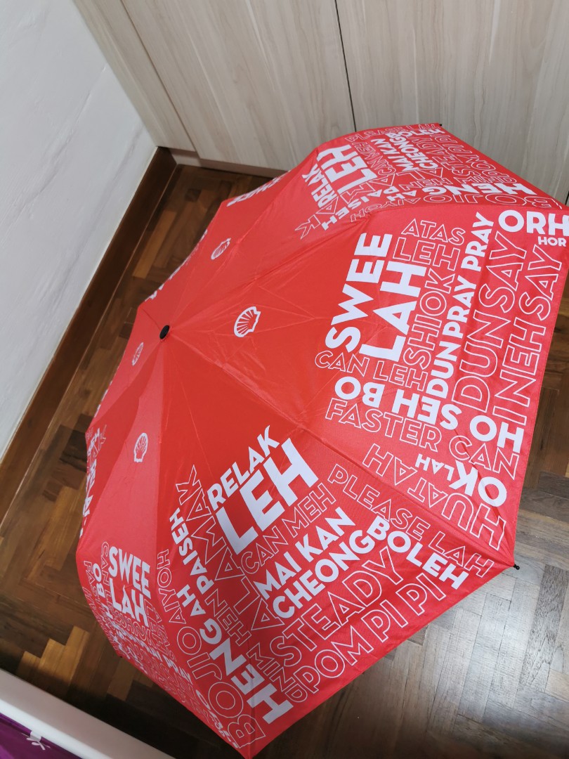 Shell x HSBC umbrella, Everything Else on Carousell