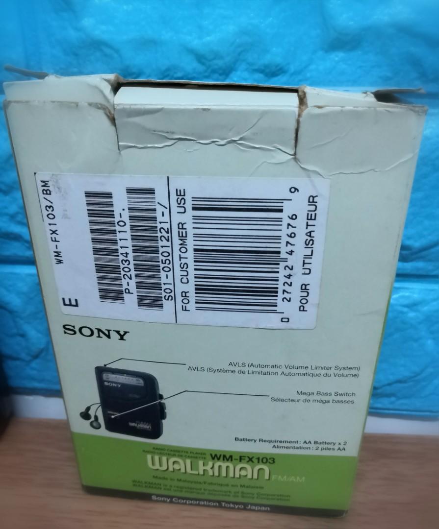 Sony Walkman WM-FX103（基本全新有盒）, 音響器材, 可攜式音響設備 - Carousell