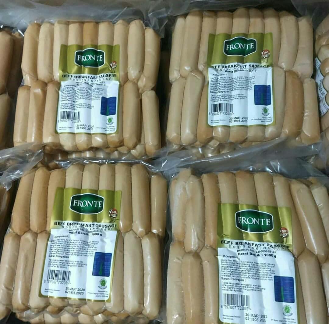 SOSIS BEEF FRONTE, Makanan & Minuman, Makanan Instan di Carousell
