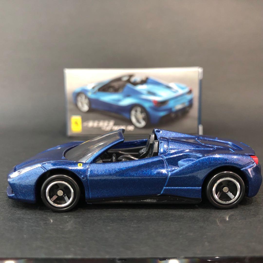Tomica Ferrari 488 Spider blue corsa, Hobbies & Toys, Toys & Games on ...