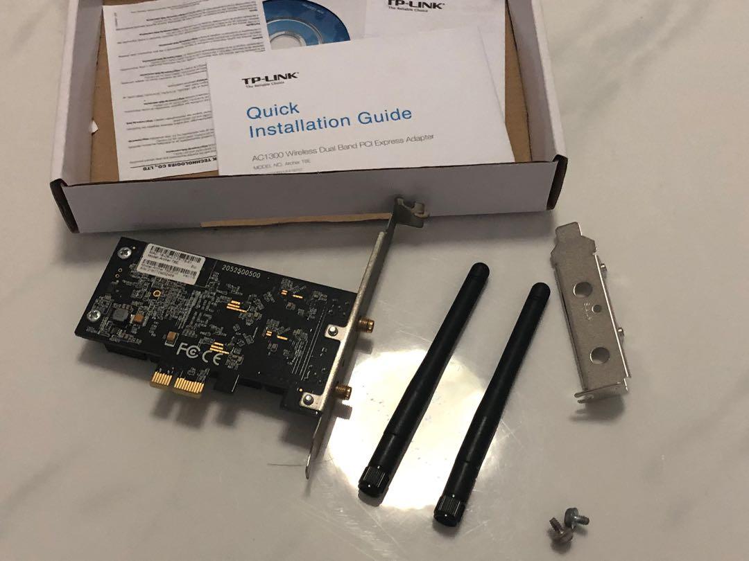 TP-Link Archer T6E AC1300 PCIe Wireless Adapter, Computers & Tech ...