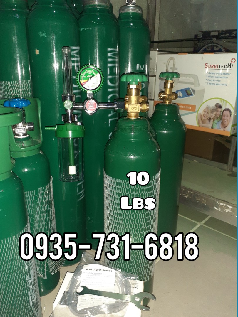 10lbs Complete set medical oxygen tank, Beauty & Personal Care, Face ...