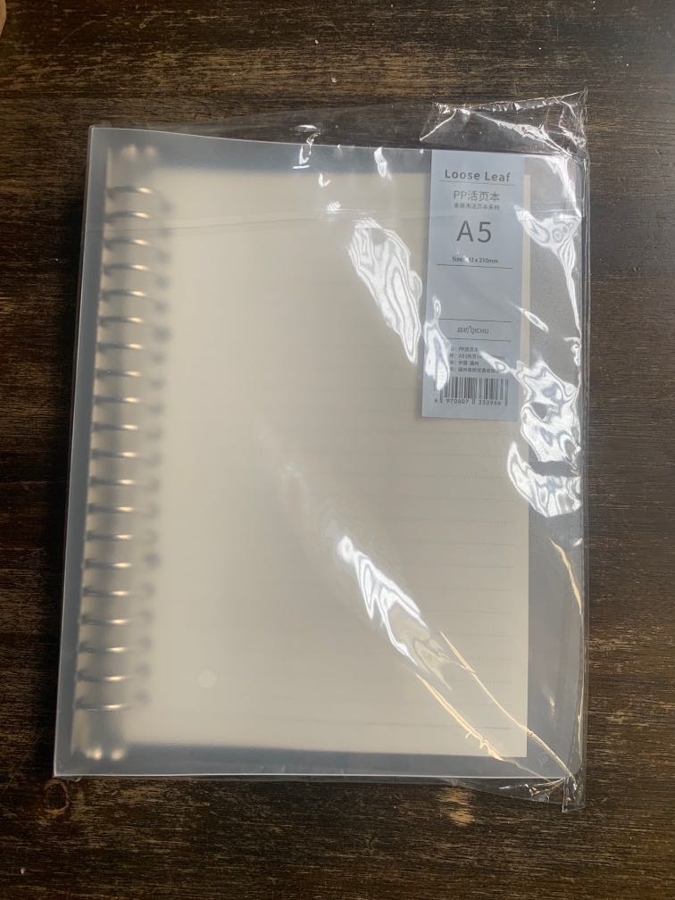 A5 Binder 20 HOLES Notebook, Hobbies & Toys, Stationary & Craft, Other ...
