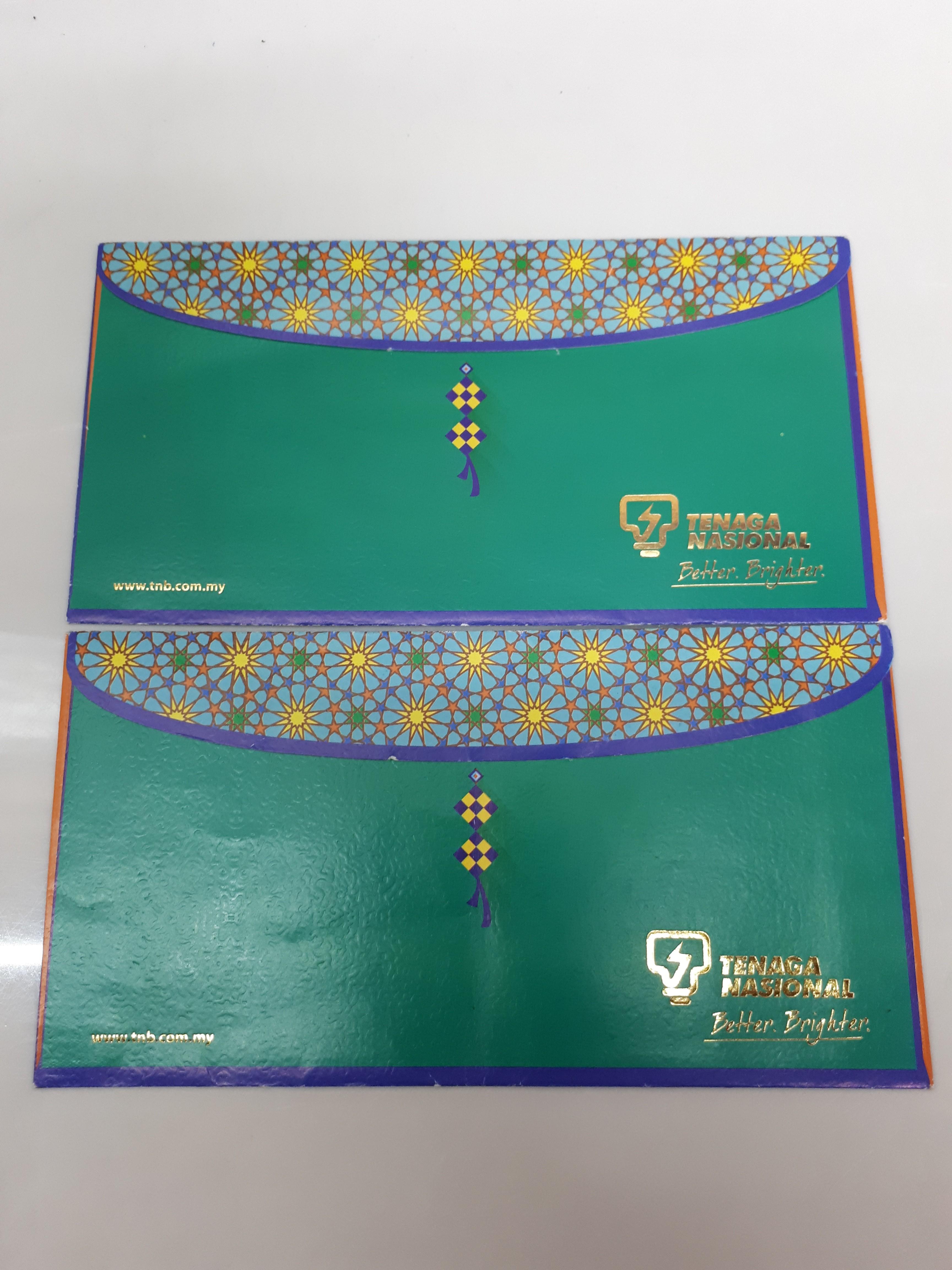 Angpao packet Sampul duit Raya Tenaga Nasional, Hobbies & Toys ...