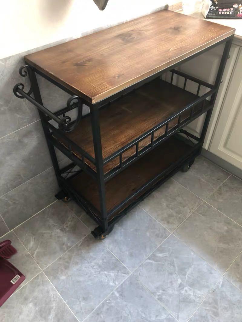 Bar Counter Trolley, Furniture, Shelves & Drawers on Carousell