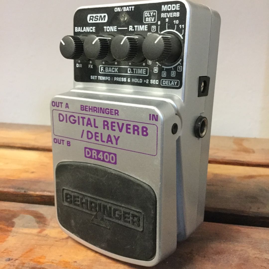 Digital Reverb Delay Pedal Behringer DR400, Hobbies & Toys, Music ...