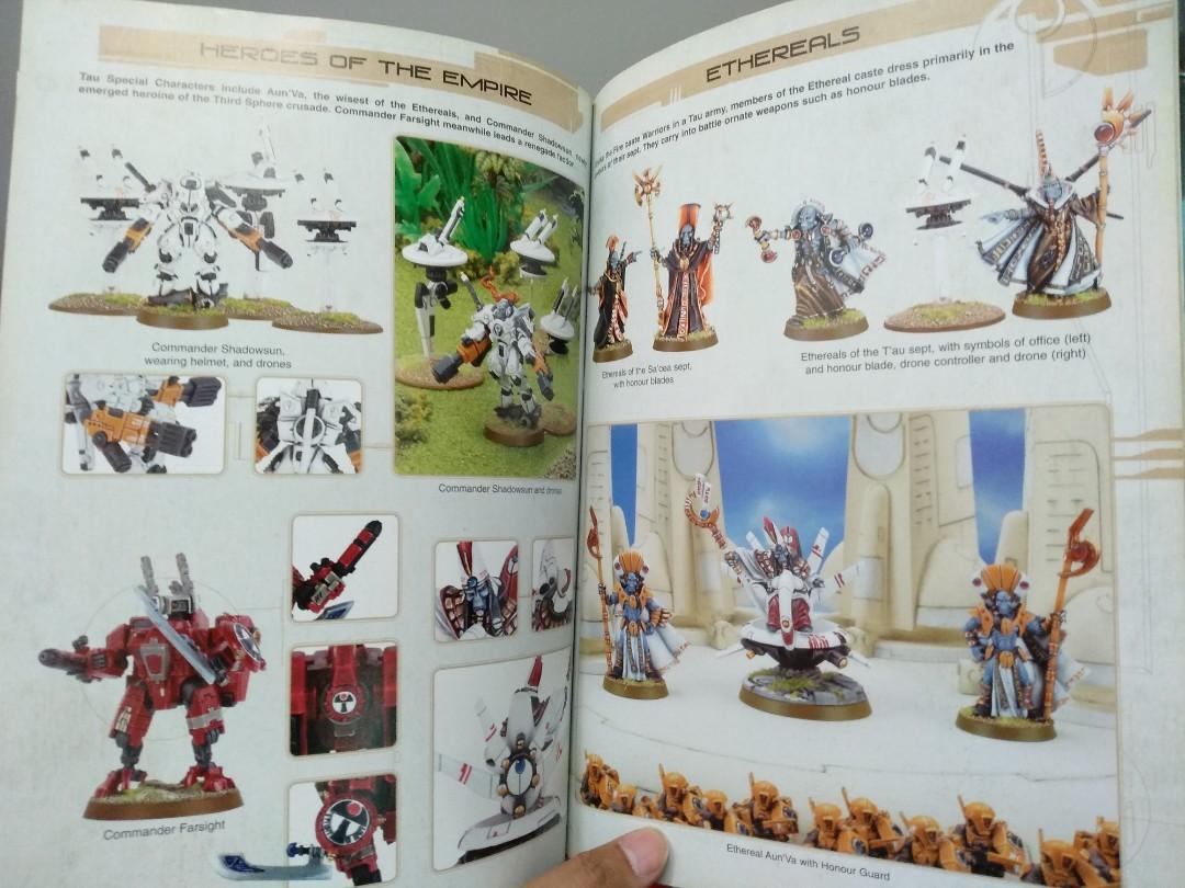 Games Workshop Warhammer 40,000 4th Edition Codex Tau Empire, Hobbies ...