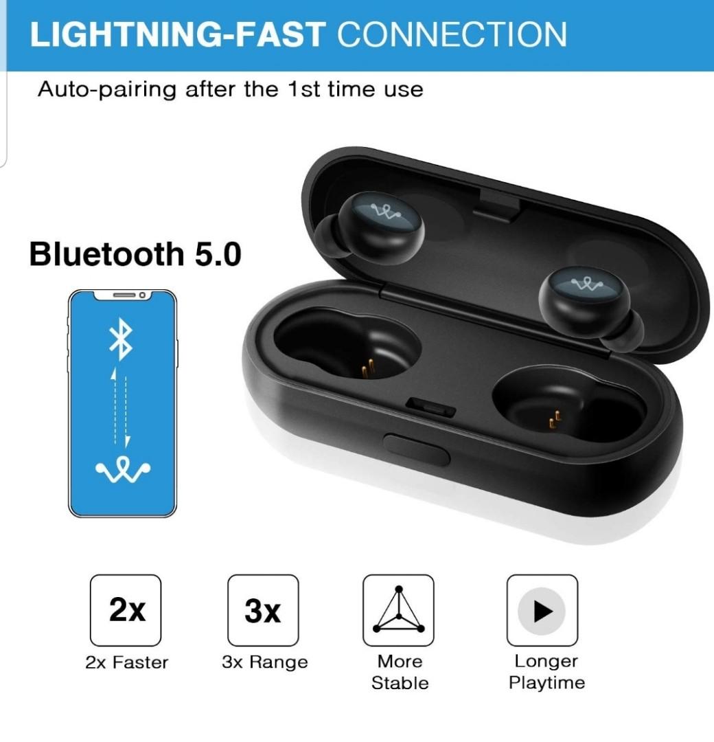 H9 pro TWS wireless earbuds, Audio, Earphones on Carousell