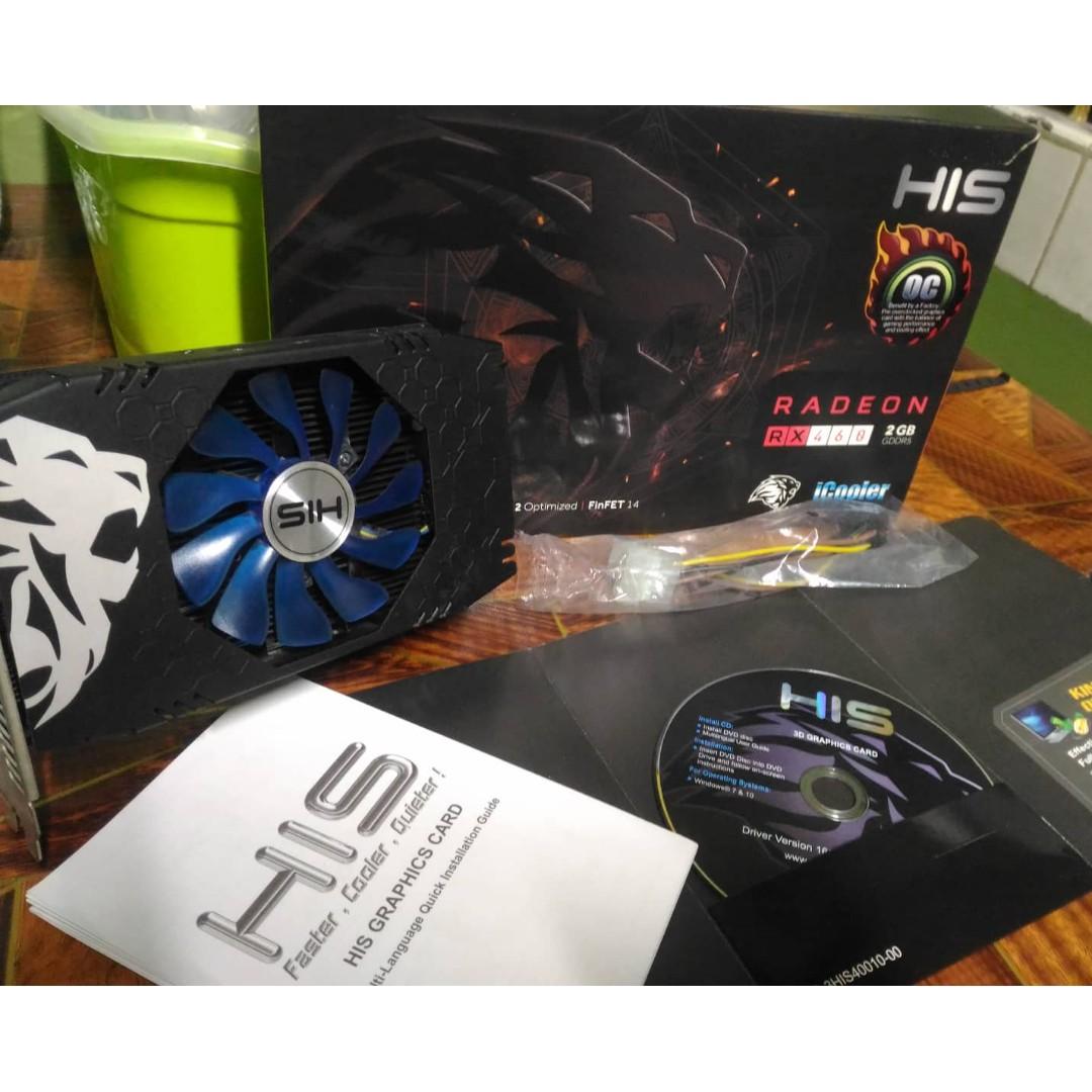 HIS RX 460 2GB GDDR5 GPU, Computers & Tech, Desktops on Carousell