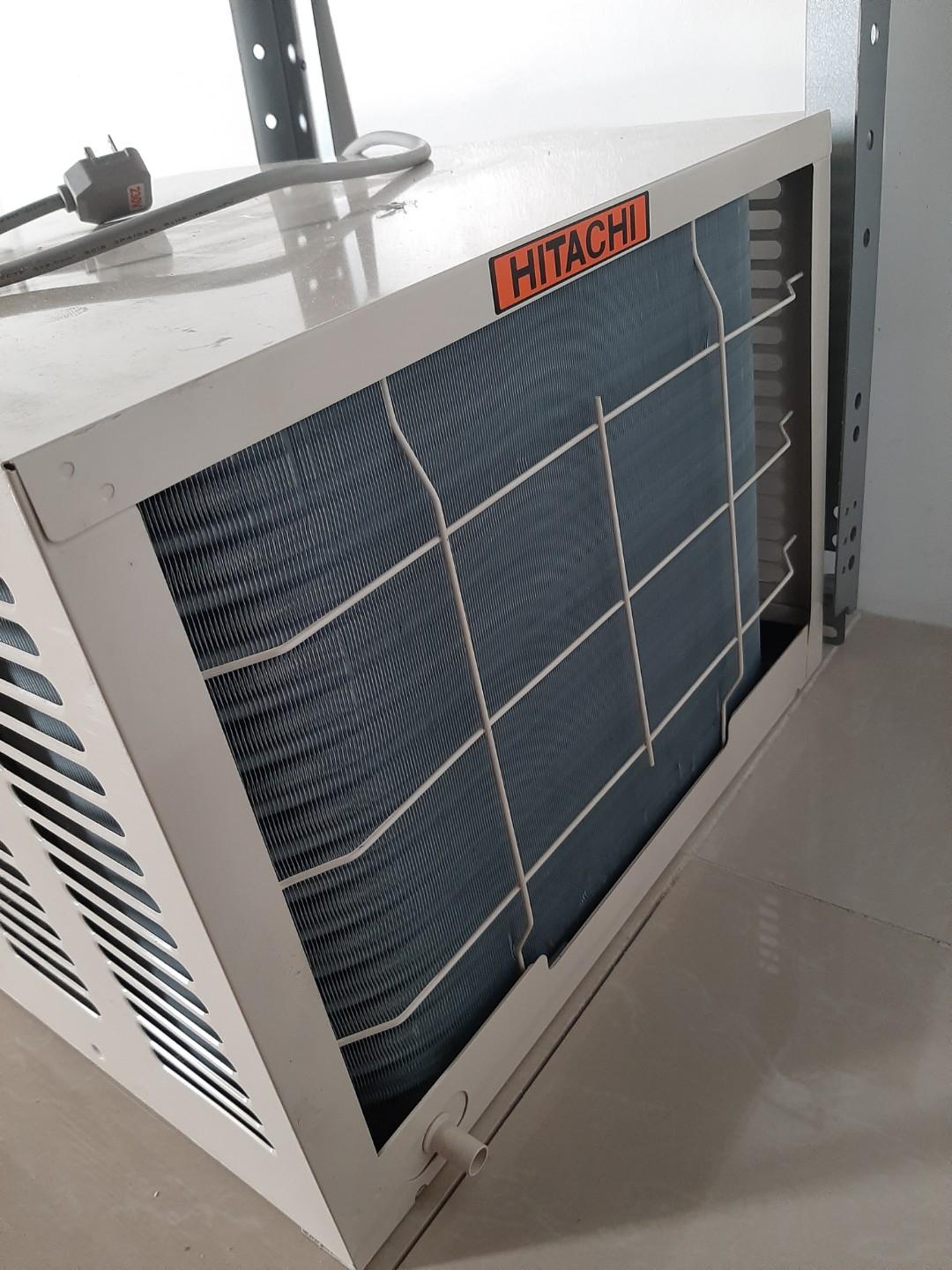 *REPRICED* Hitachi Window Type Aircon with Timer, TV & Home Appliances ...