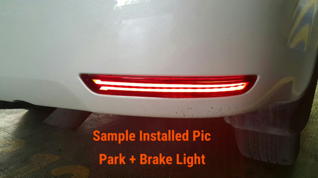 Innova Rear Bumper LED 2017-2019 dual function park+brake light, Car ...