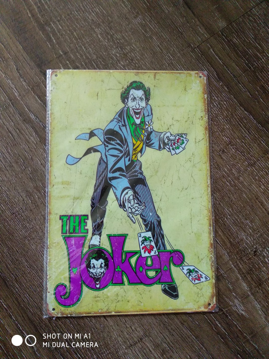 "The Joker" DC Comic Metal Plate, Hobbies & Toys, Stationery & Craft ...
