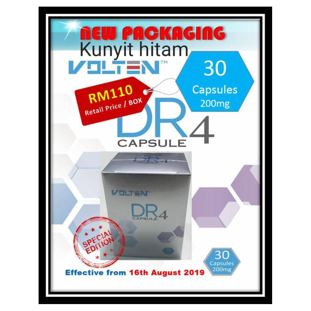 KAPSUL KUNYIT HITAM DR4 ORIGINAL, Health & Nutrition, Health ...