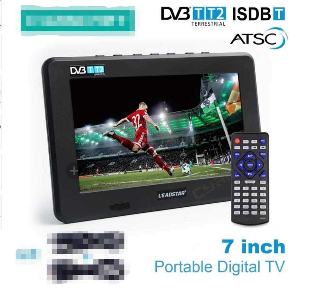 LEADSTAR D7 Potable 7inch HD 1080P Video TFT LED Screen Mini TV Car ...