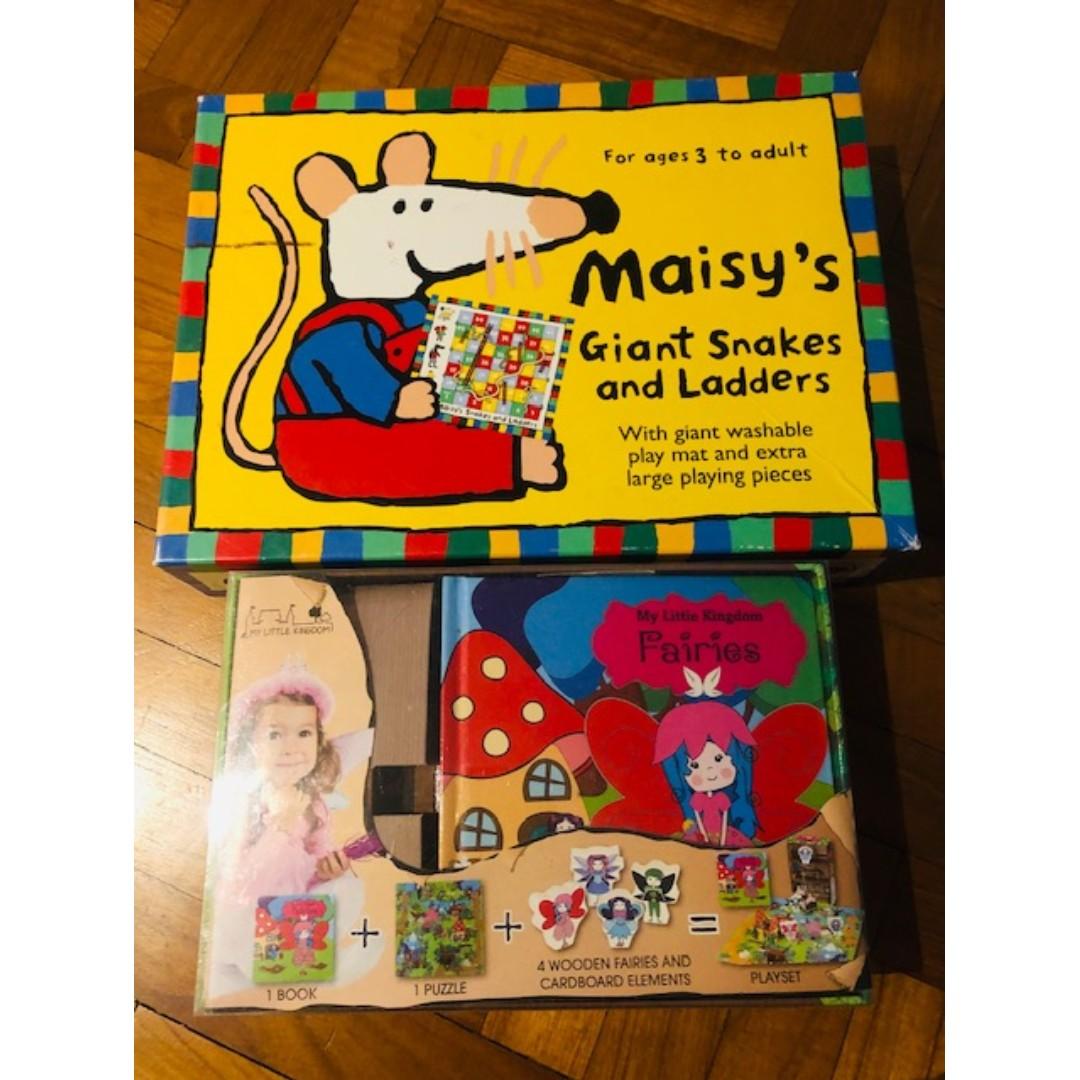 Maisy's Giant Snakes and Ladders & My Little Kingdom Fairies Game ...