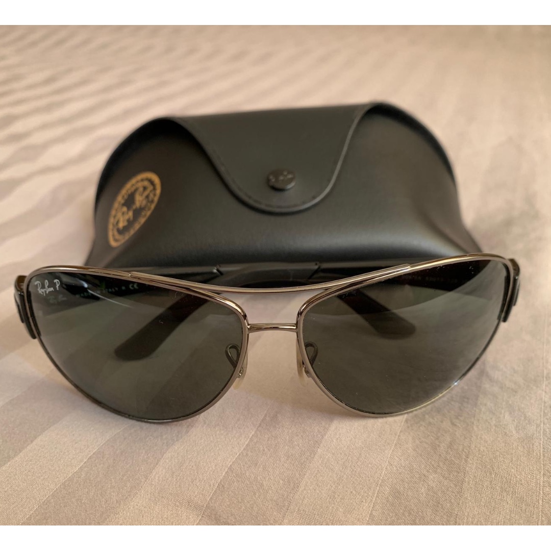[ORIGINAL] Ray-Ban RB3467 Aviators Polarized (Used), Men's Fashion ...
