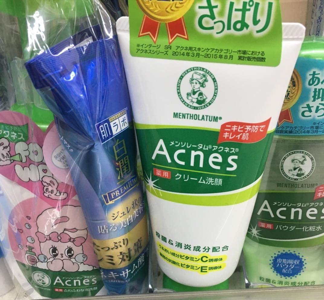 Rohto Mentholatum Acnes Cream Facial Wash, Beauty & Personal Care, Face ...