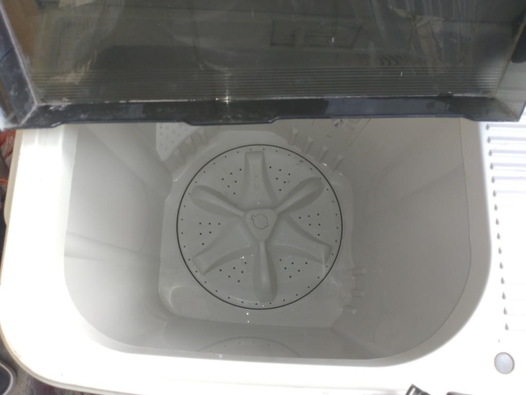 Sanyo twintub washing machine, TV & Home Appliances, Washing Machines ...