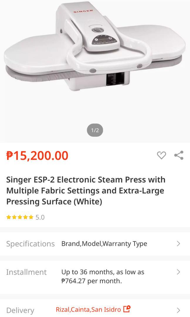 Singer Steam Press Iron, TV & Home Appliances, Washing Machines and ...