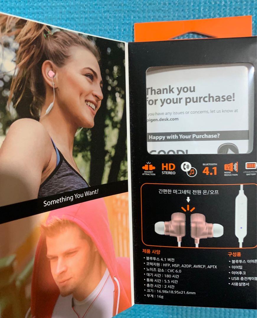 Spigen R32E Bluetooth Wireless Earphones, Audio, Earphones on Carousell