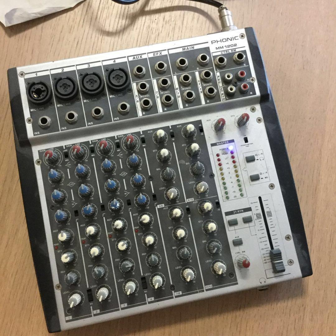 Stereo Analog Mixer Phonic MM 1202, Audio, Soundbars, Speakers ...
