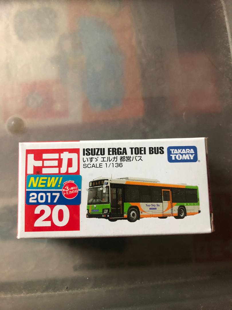 Tomica Isuzu Erga Toei Bus, Hobbies & Toys, Toys & Games on Carousell