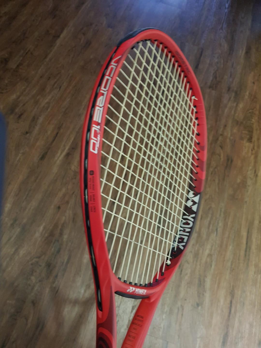 yonnex Vcore 100 tennis racket, Sports Equipment, Sports & Games ...