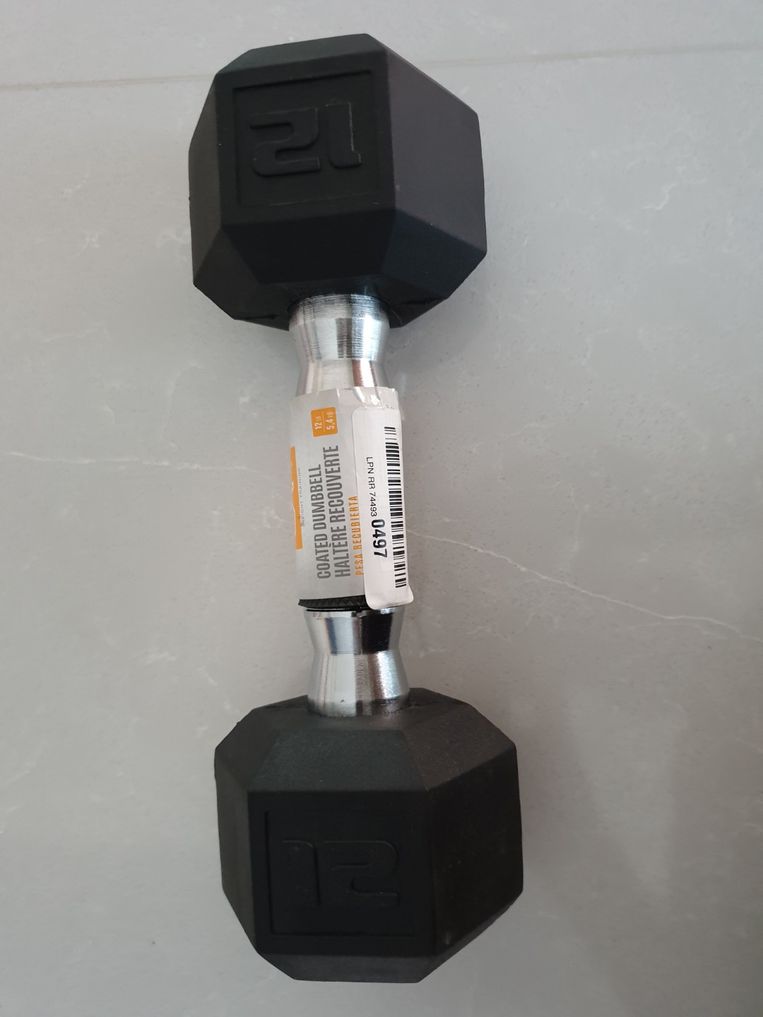 12 pound Dumbbell, Sports Equipment, Exercise & Fitness, Weights ...