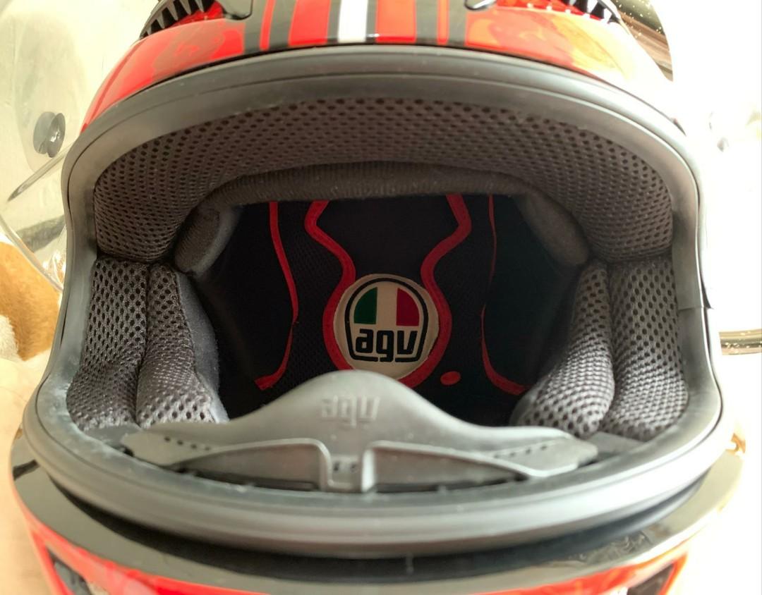 Agv Grid Stigma, Motorcycles, Motorcycle Apparel on Carousell