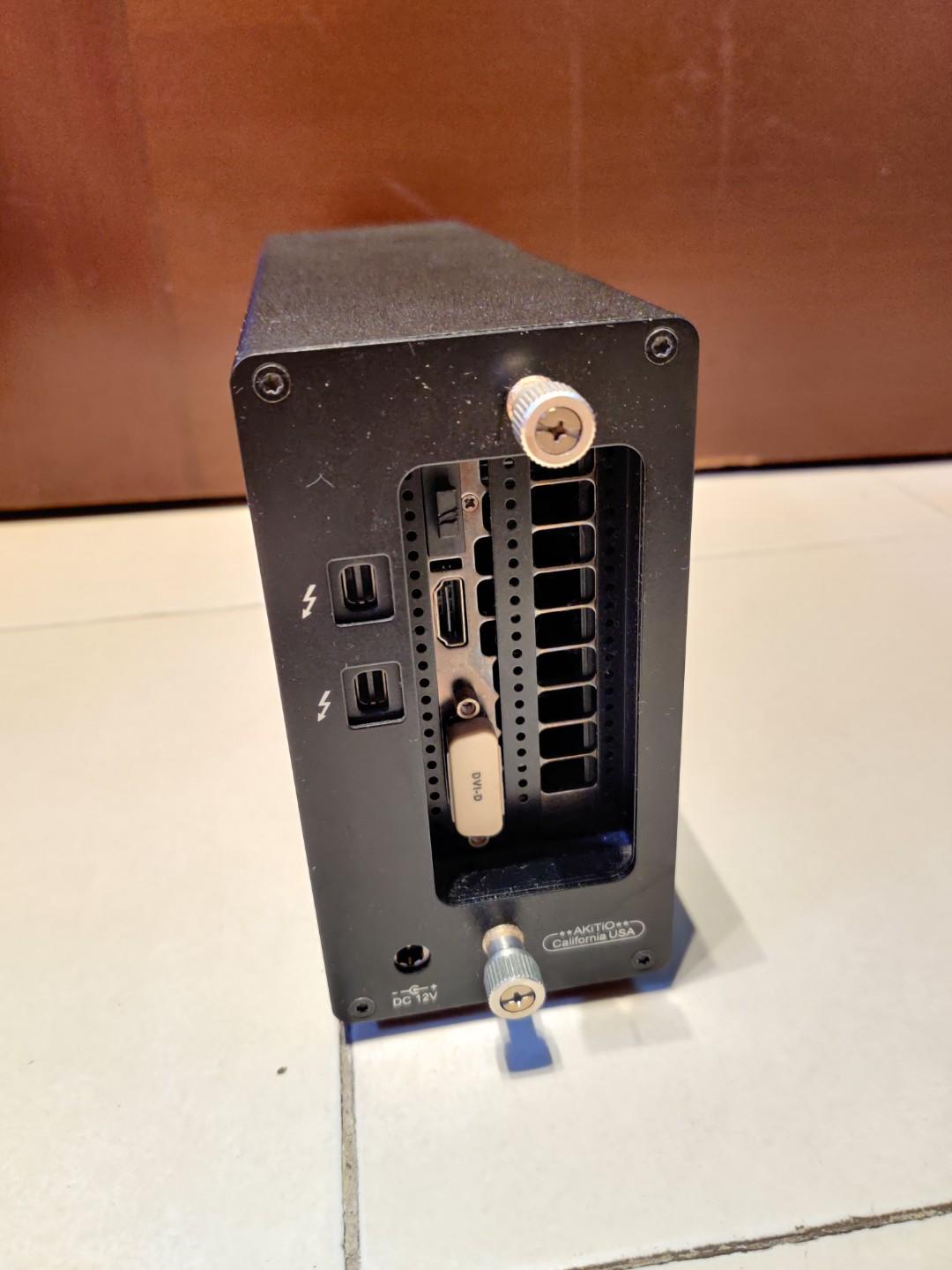 Akitio EGPU GTX 1050 ti, Computers & Tech, Parts & Accessories ...