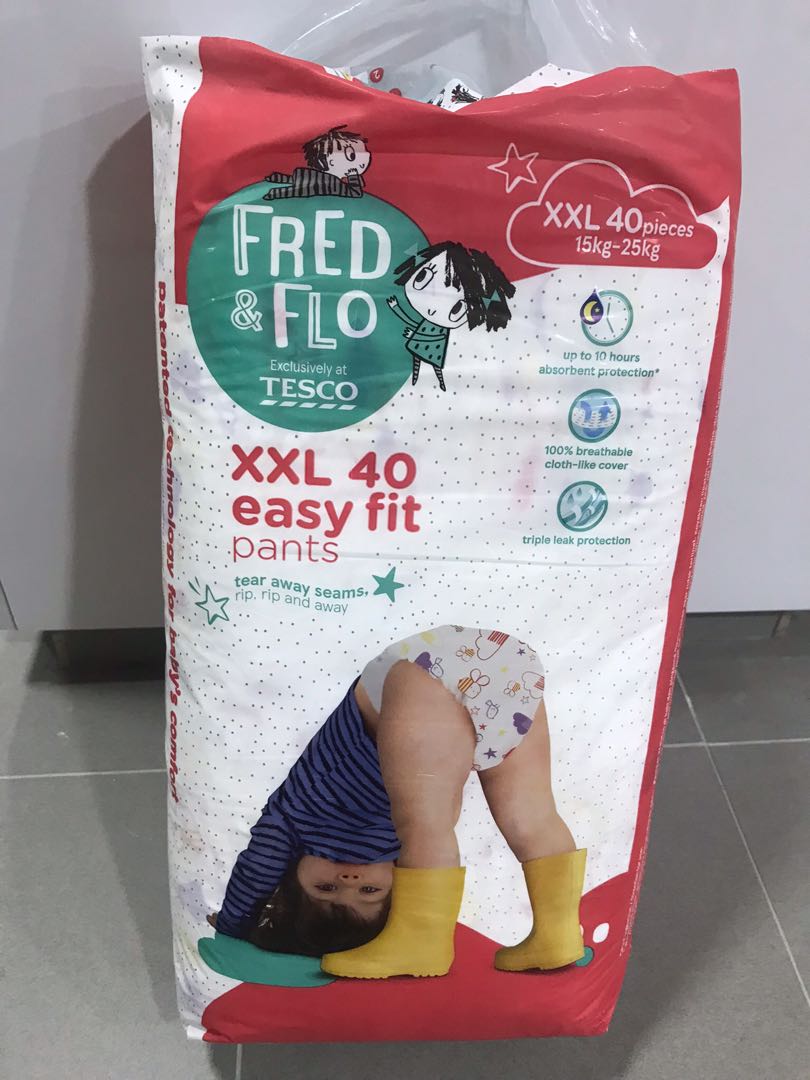 Brand New Fred and Flo Pull up Pants in XXL (1packet/40 pieces), Babies ...