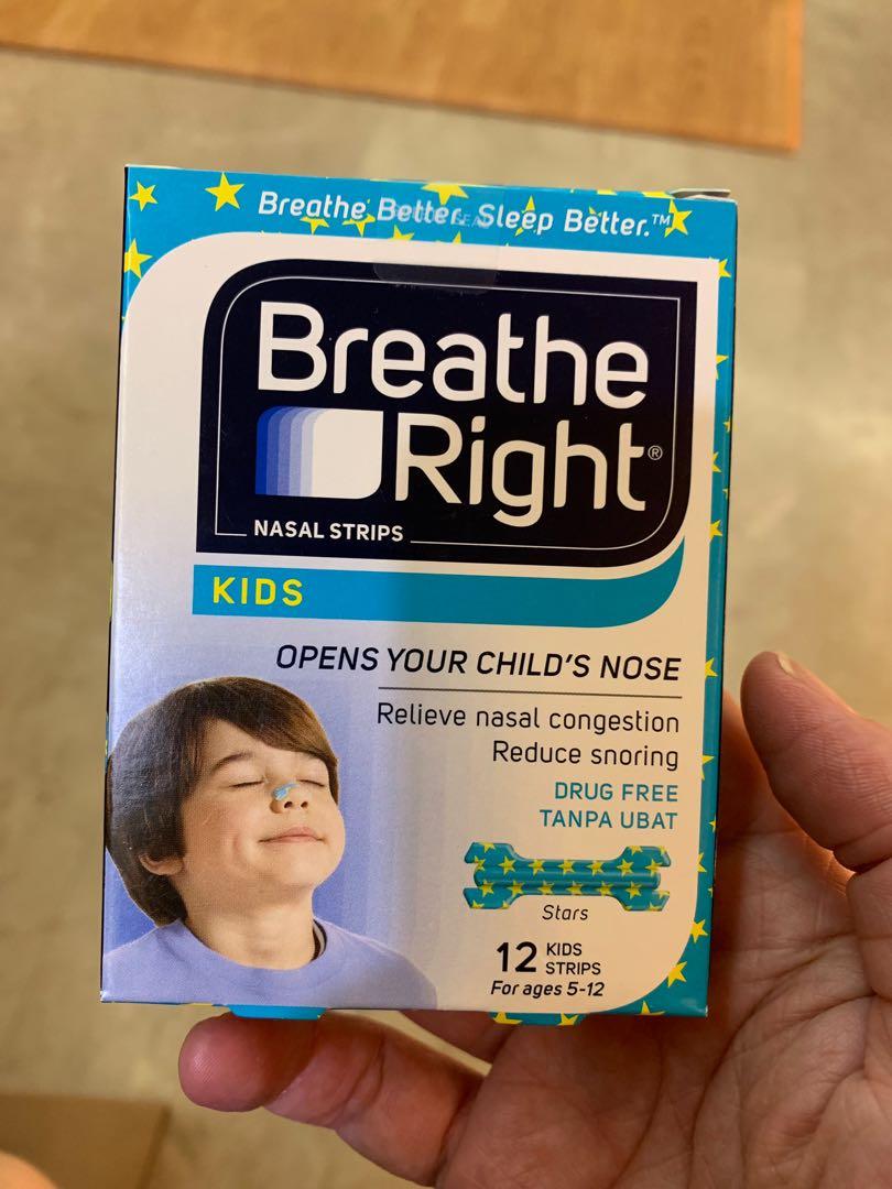 Breathe Right Kids children nasal strip, Babies & Kids, Bathing ...