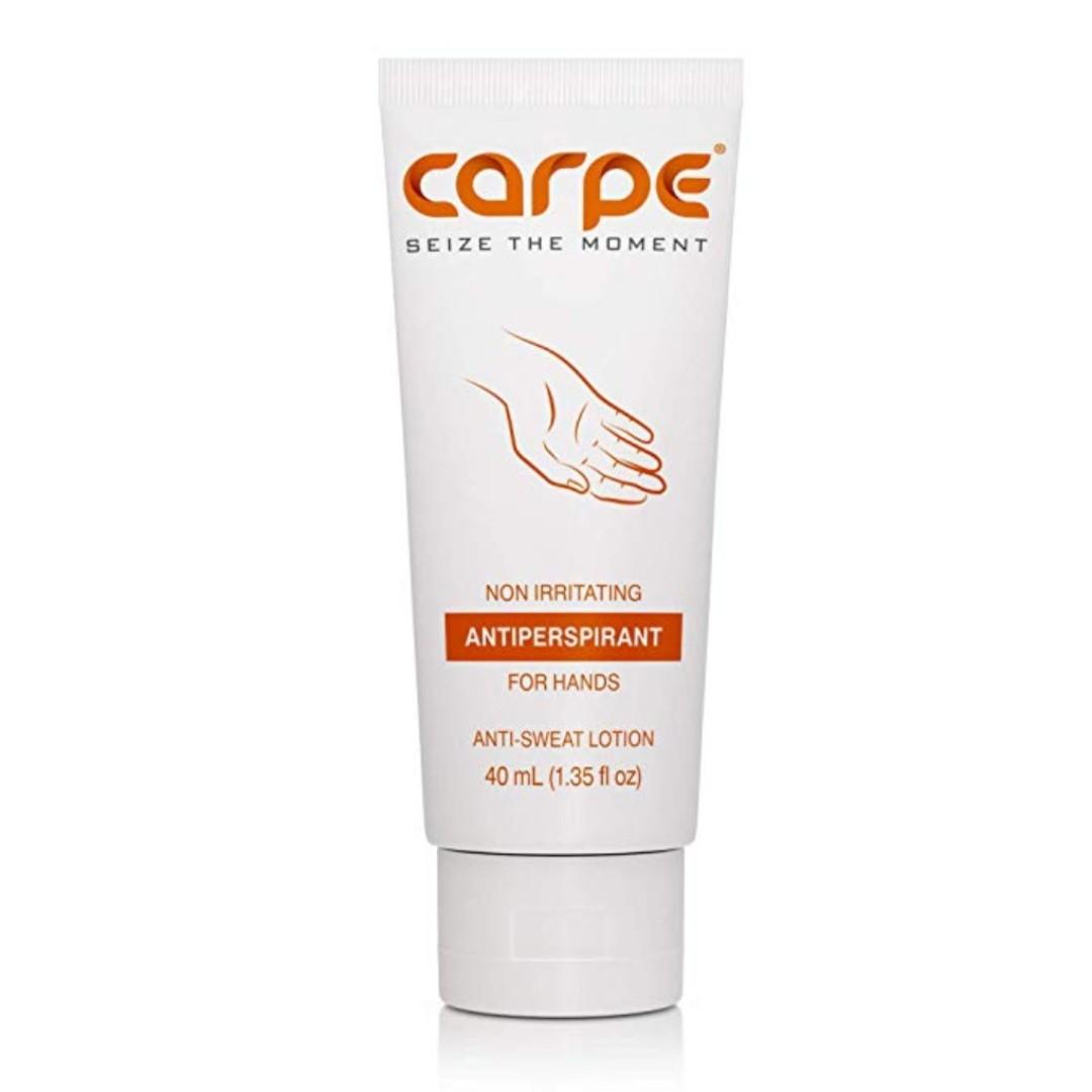 Carpe Antiperspirant Hand Lotion Reduces Hand Perspiration Clinically ...