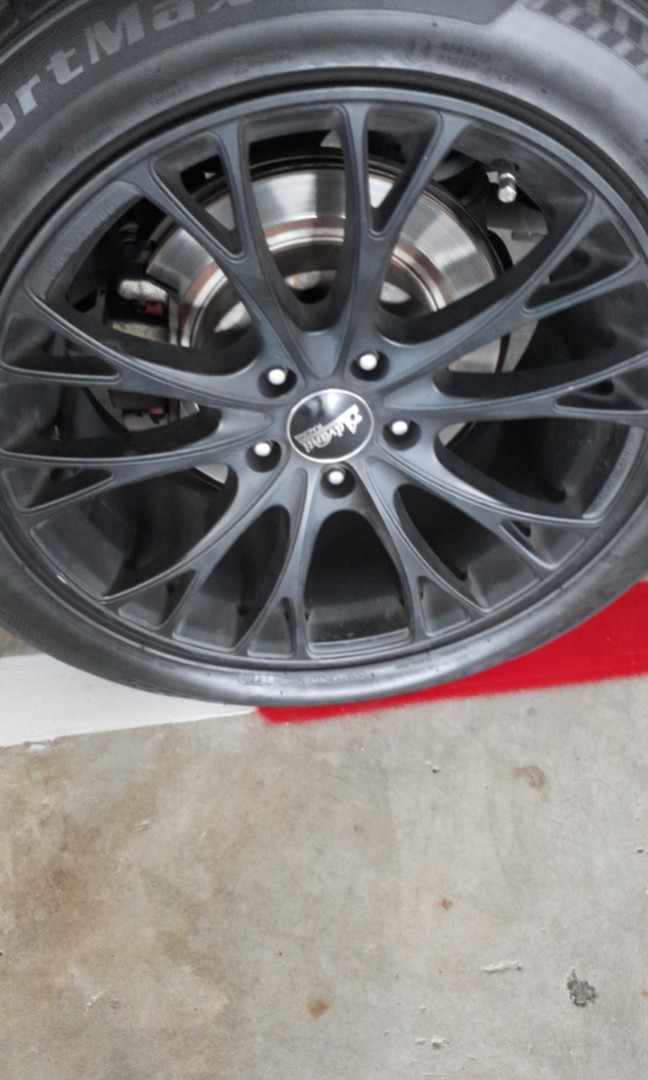 Cheap Advanti black pearl 18 inch Rim + tyre, Car Accessories, Tyres ...