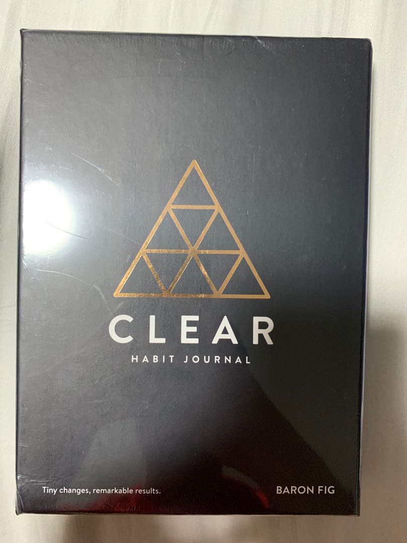 Clear Habit Journal (James Clear x Baron Fig), Hobbies & Toys ...