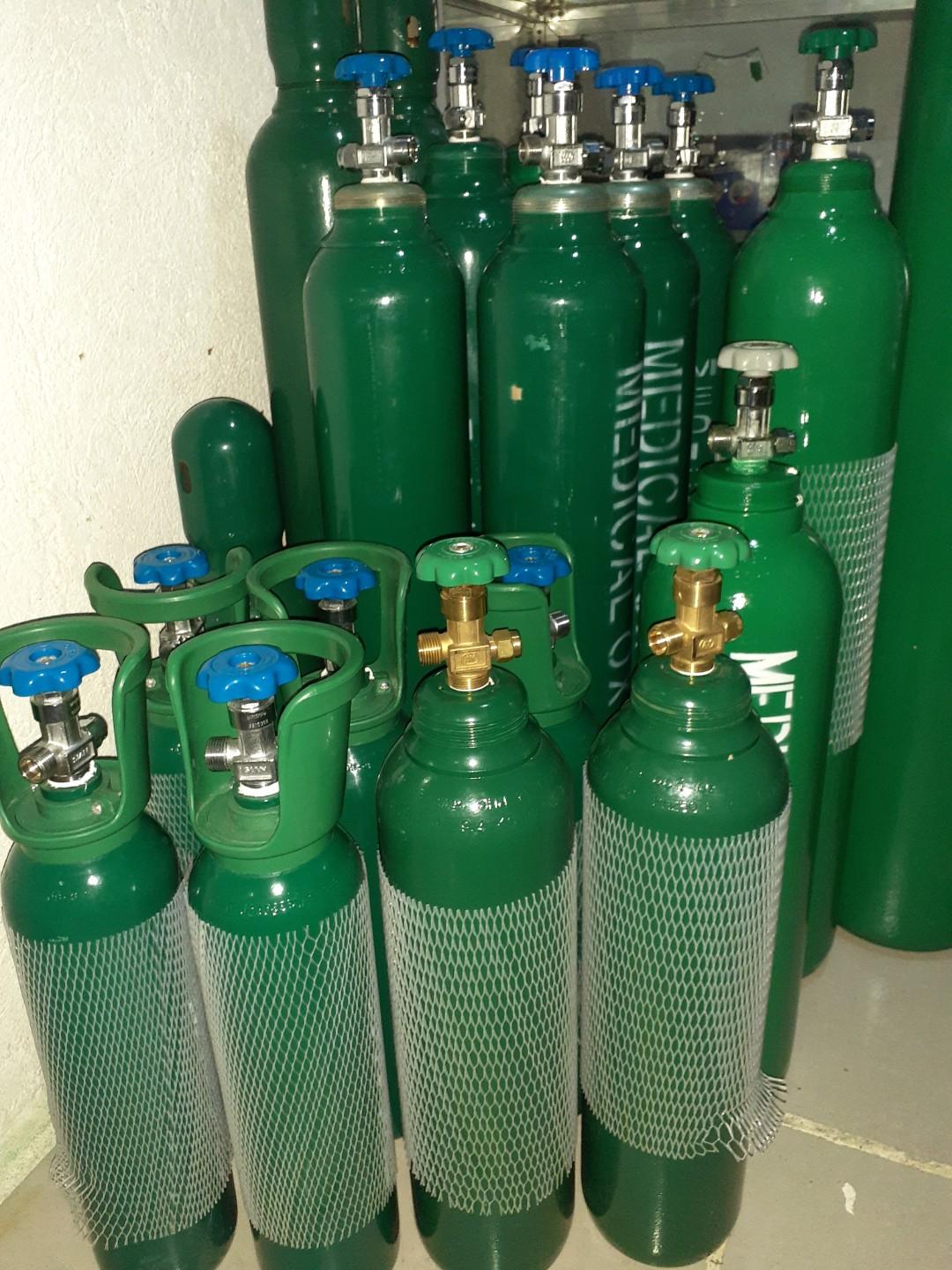 Complete set Portable medical oxygen tank, Beauty & Personal Care, Face ...