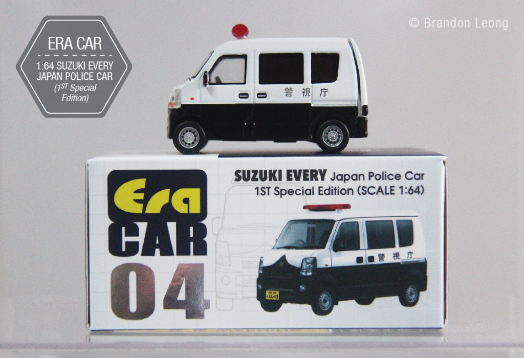 ERA CAR - 1:64 Suzuki Every Japan Police Car (1st Special Edition ...