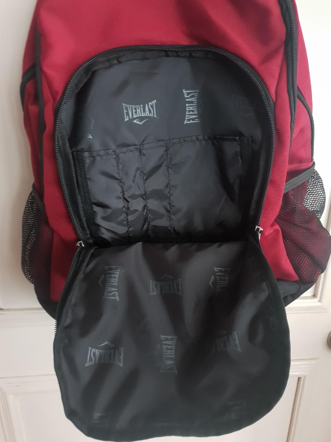 Everlast Backpack in Red, Men's Fashion, Bags, Backpacks on Carousell