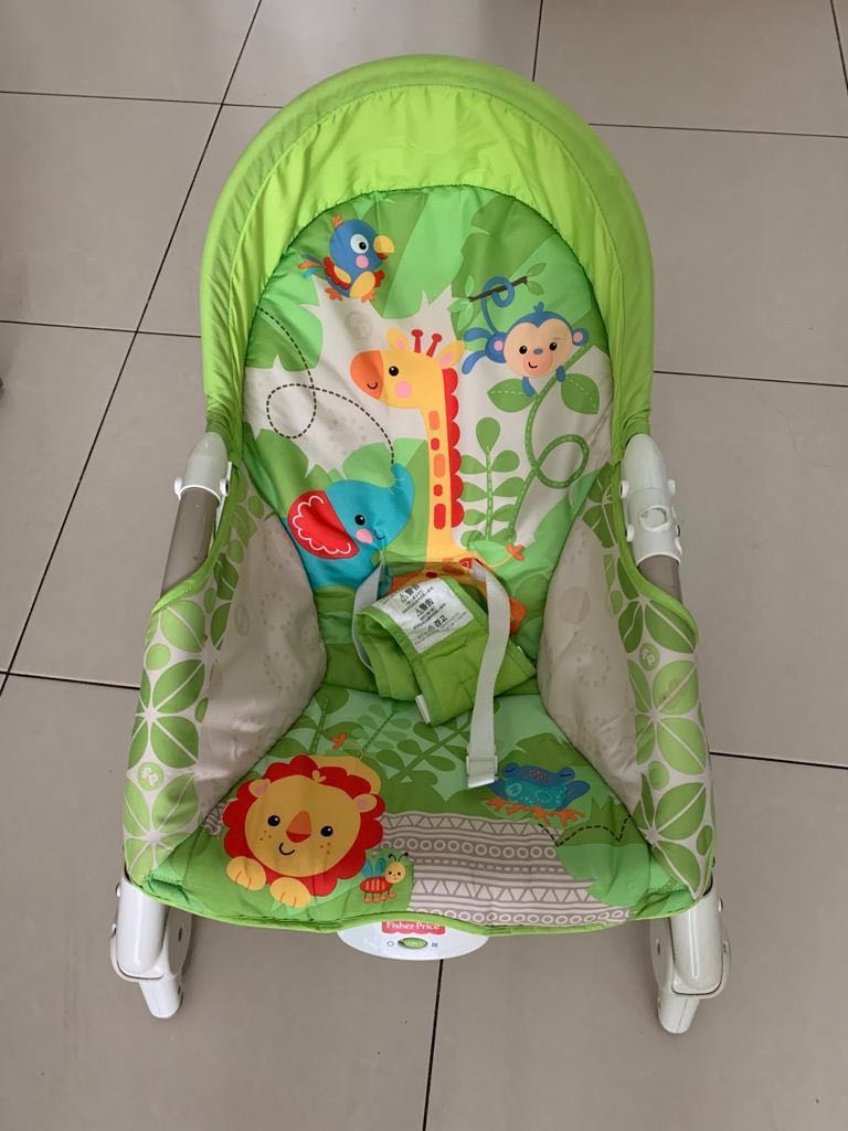 Fisher price rocker green color, Babies & Kids, Infant Playtime on ...