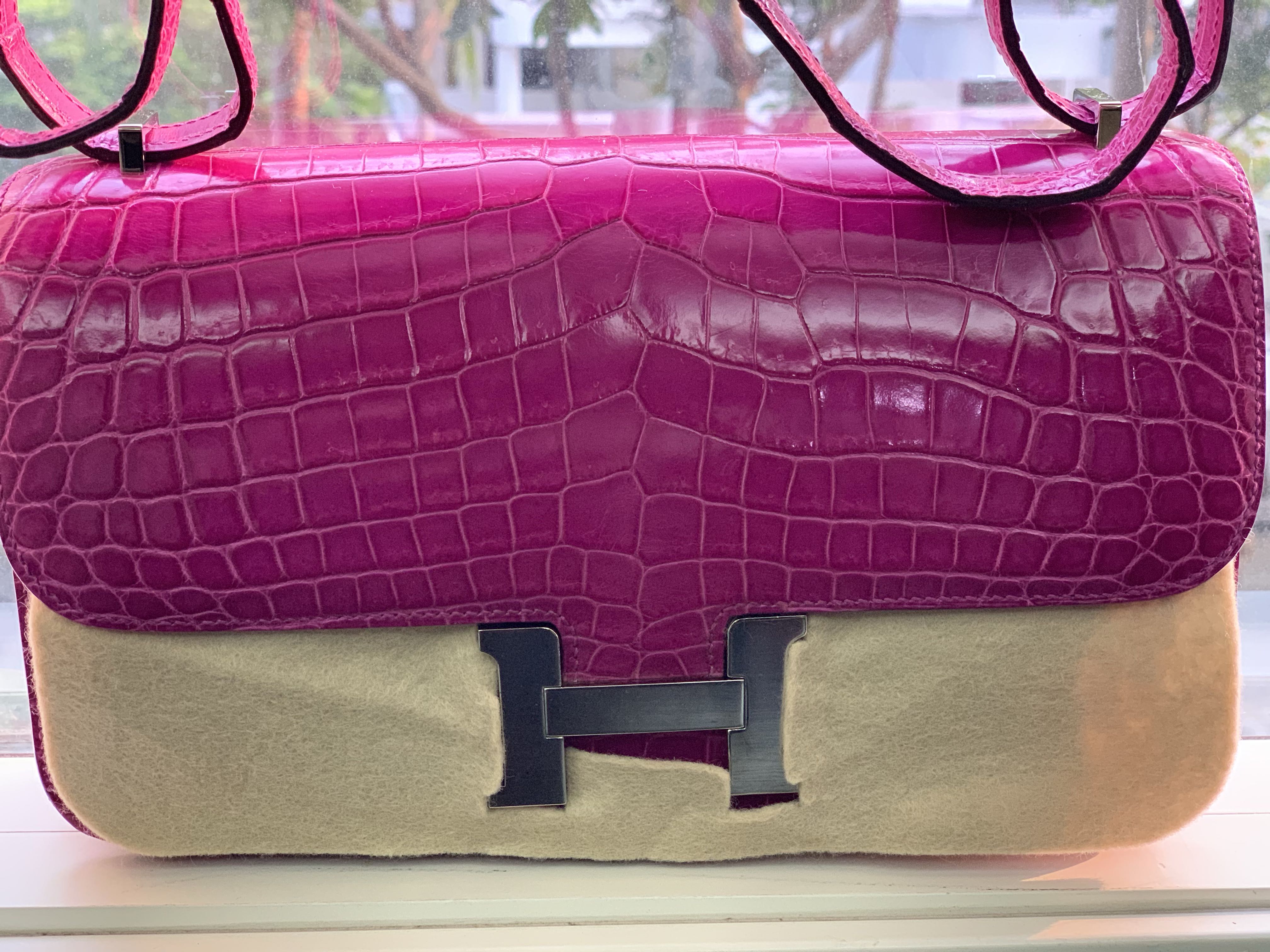 Hermes Constance Elan Rose Scheherazade, Luxury, Bags & Wallets on ...