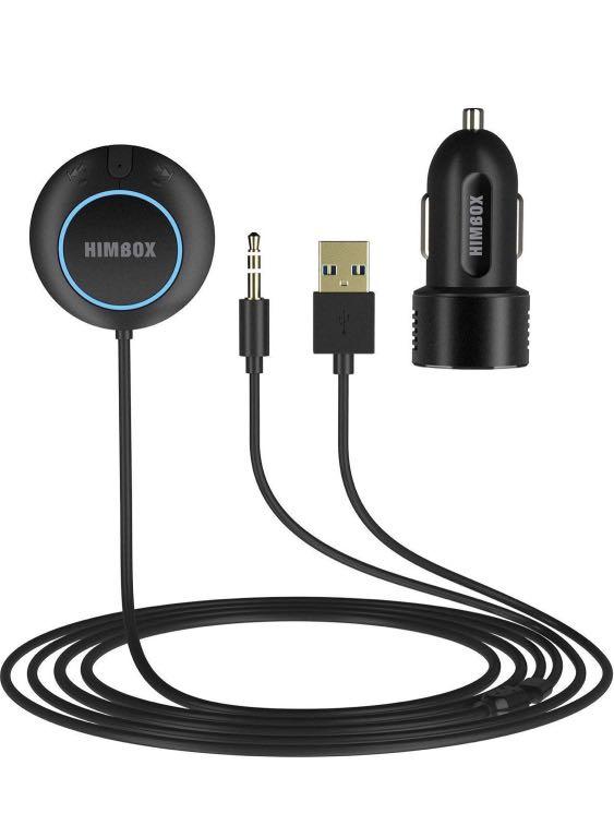 iClever Himbox HB01 Bluetooth Car Receiver, Audio, Portable Audio ...