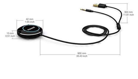 iClever Himbox HB01 Bluetooth Car Receiver, Audio, Portable Audio ...