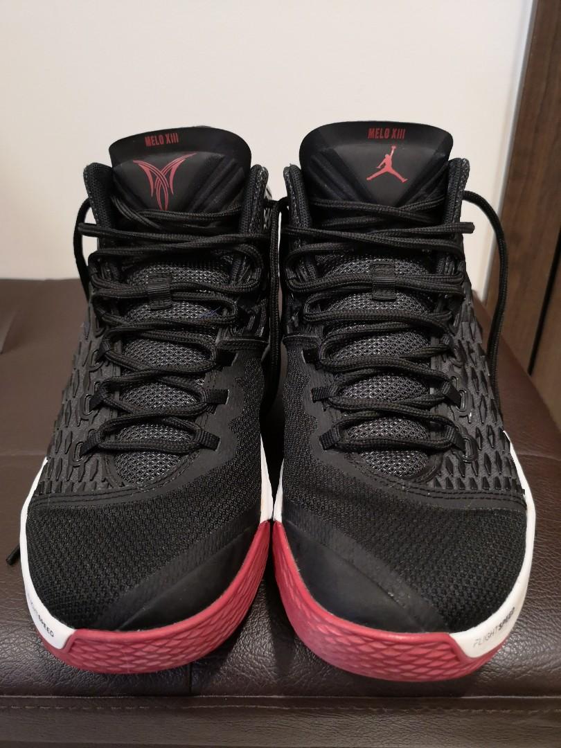 Jordan Melo M13 (Black/Red), Men's Fashion, Footwear, Sneakers on Carousell