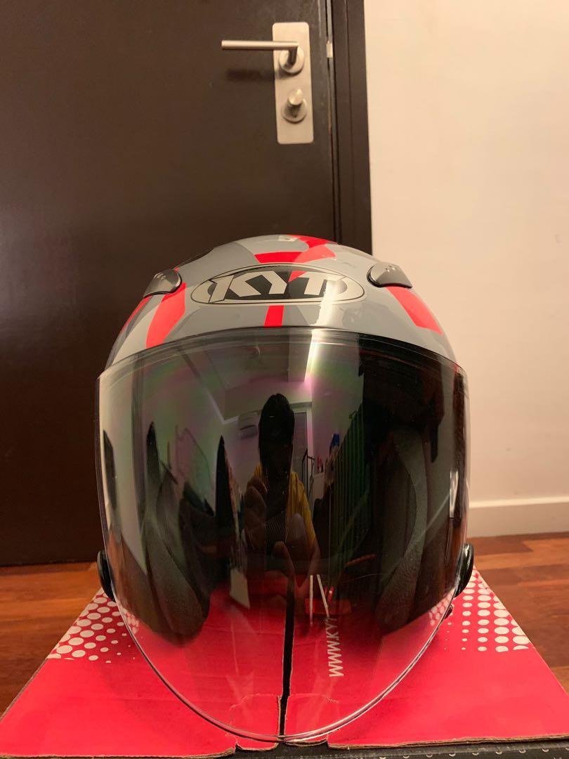 KYT Venom Hellcat Mimetic Red, Motorbikes on Carousell