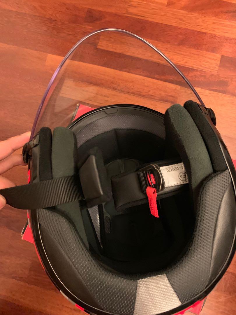 KYT Venom Hellcat Mimetic Red, Motorbikes on Carousell