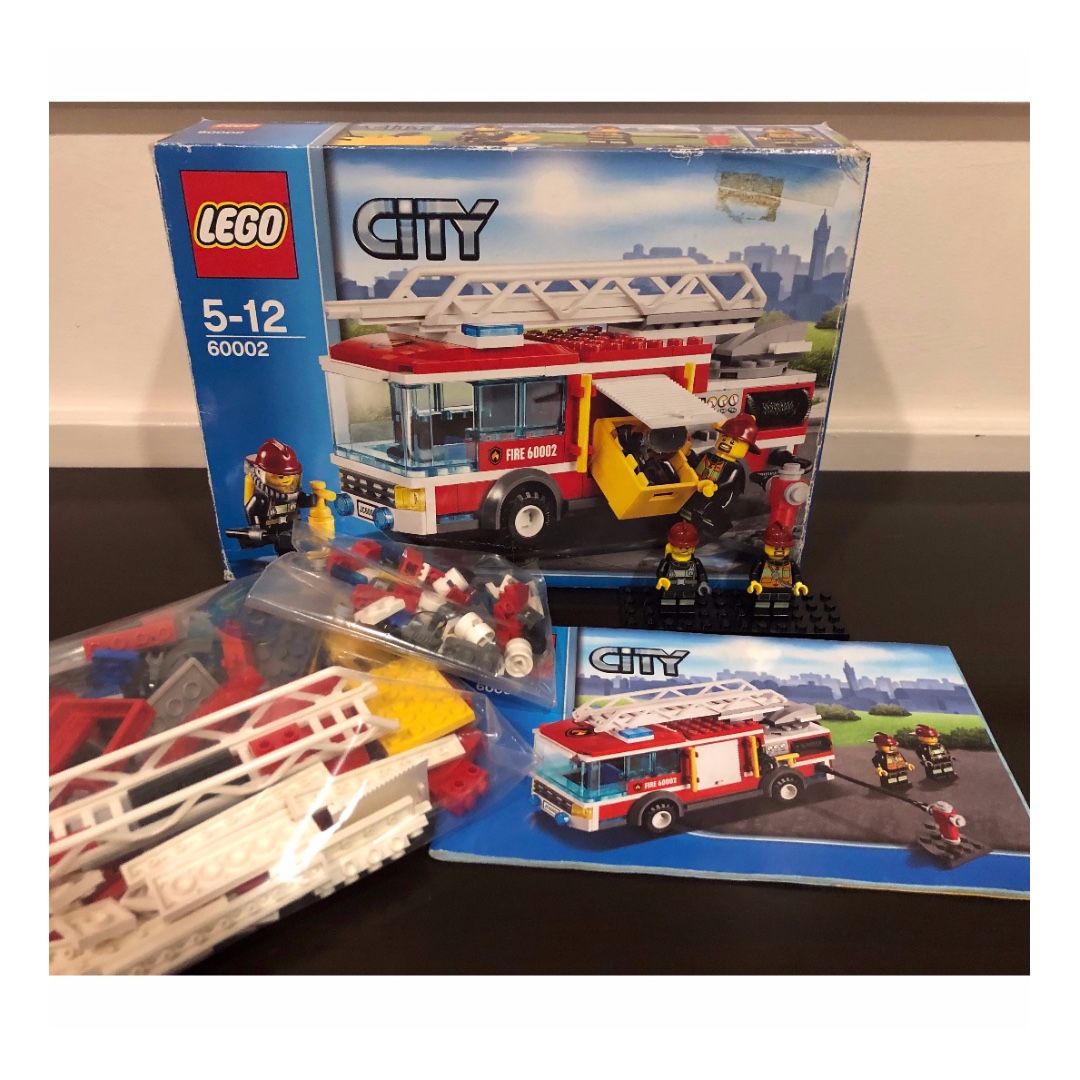 Lego City Fire Truck Set 60002, Hobbies & Toys, Toys & Games on Carousell