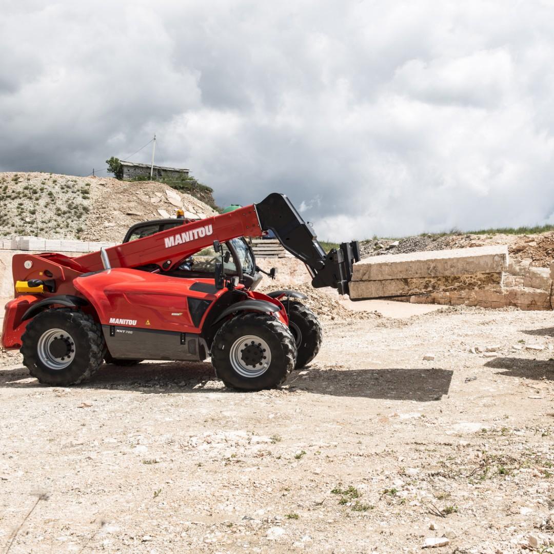 MANITOU Telehandler or Rough Terrain Telescopic Forklift 9 Ton ...